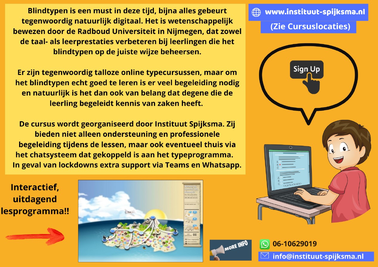 Typecursus - Paschalisschool Wijchen